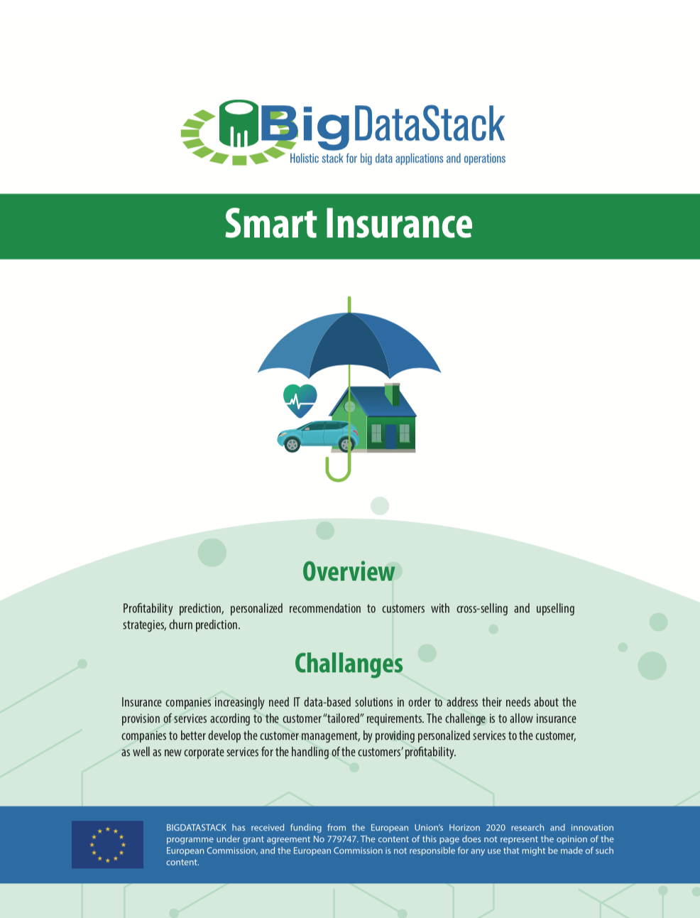 Flyer - Smart Insurance | BigDataStack